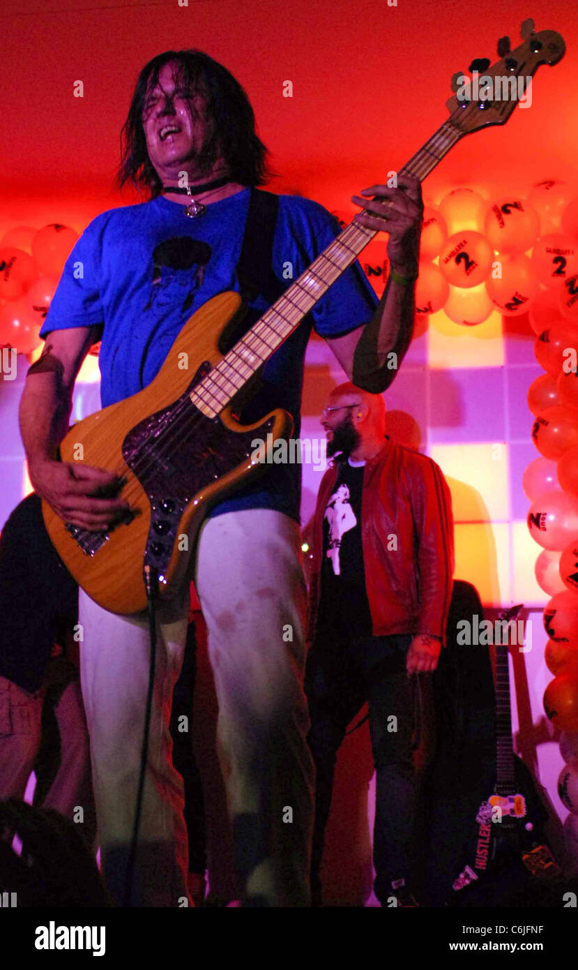 Chris Pitman of the band Guns N'Roses performing at the show duringÂ ...