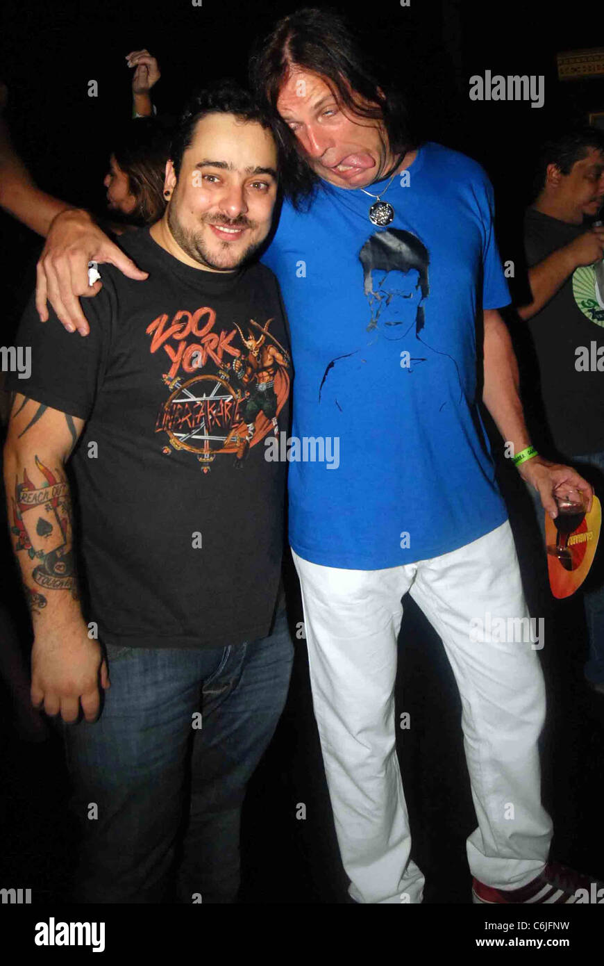 Chris Pitman of the band Guns N'Roses performing at the show duringÂ ...