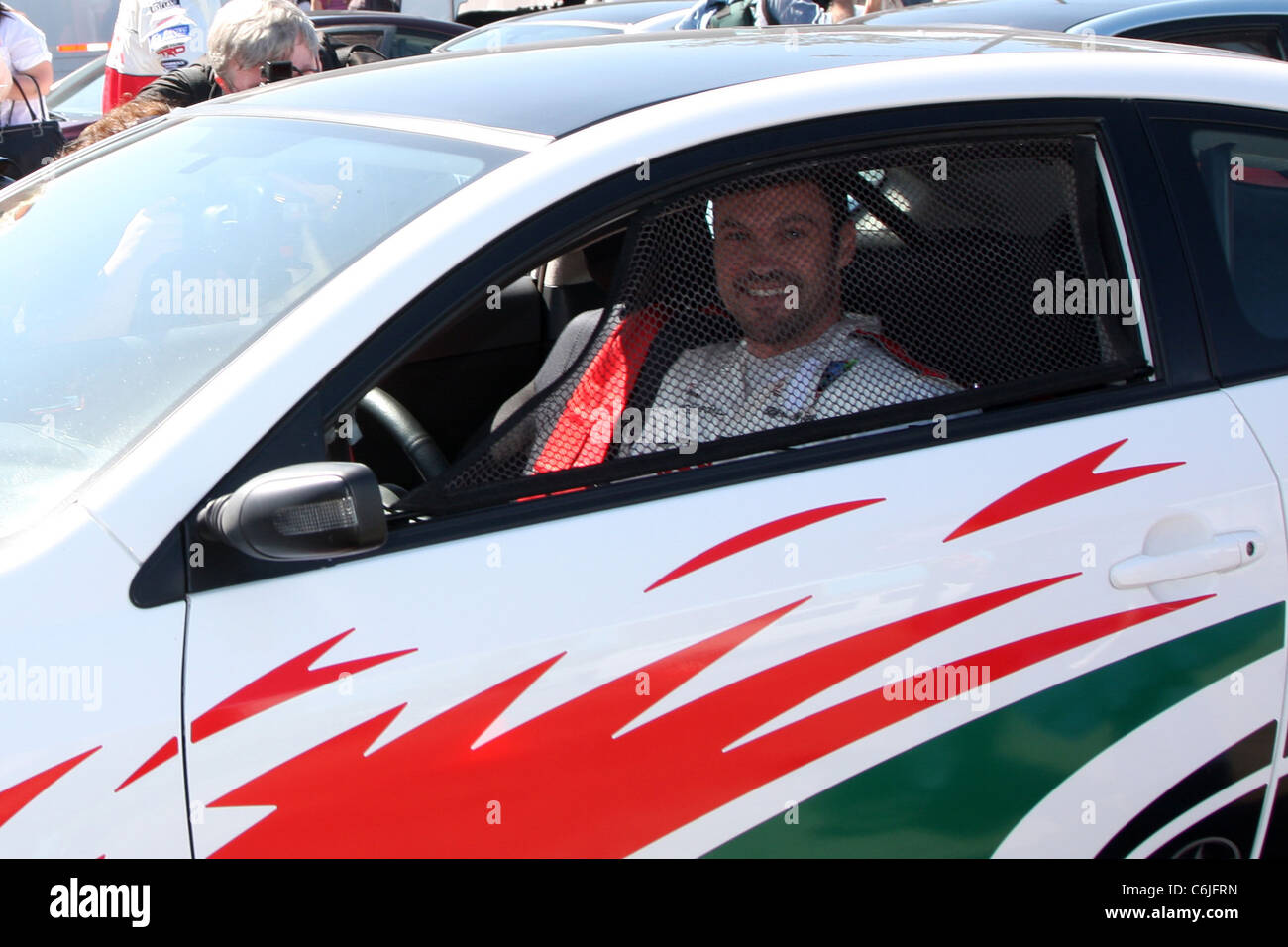 Brian Austin Green Pess practice day for the Toyota Pro Celebrity Race ...