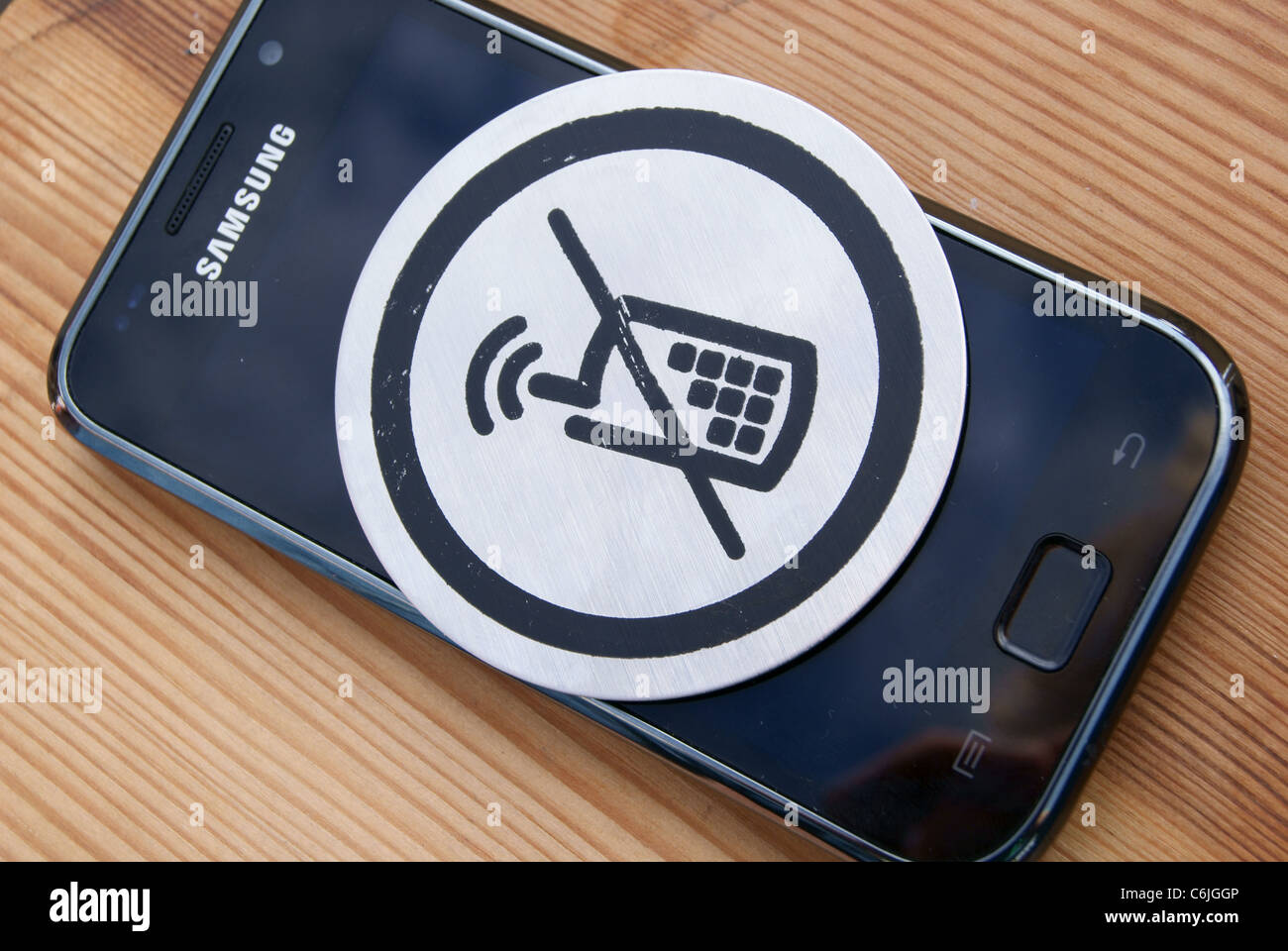 No cell phone sign hi-res stock photography and images - Alamy