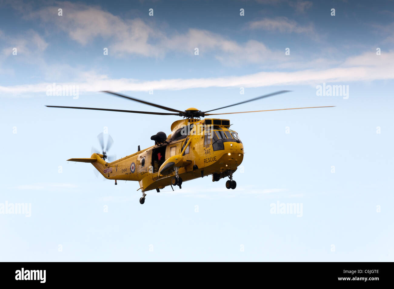 An RAF Search and Rescue Sea King helicopter at Shoreham airfield in ...