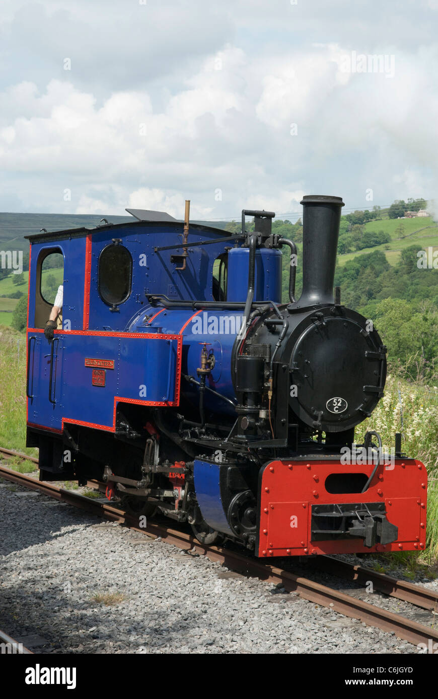 Steam Engine on the South Tynedale Railway, Alston, Cumbria, England ...