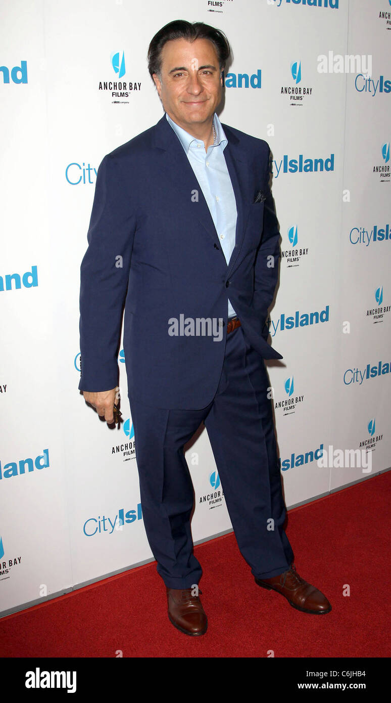Andy Garcia attends the LA movie premiere of 'City Island', held at the ...