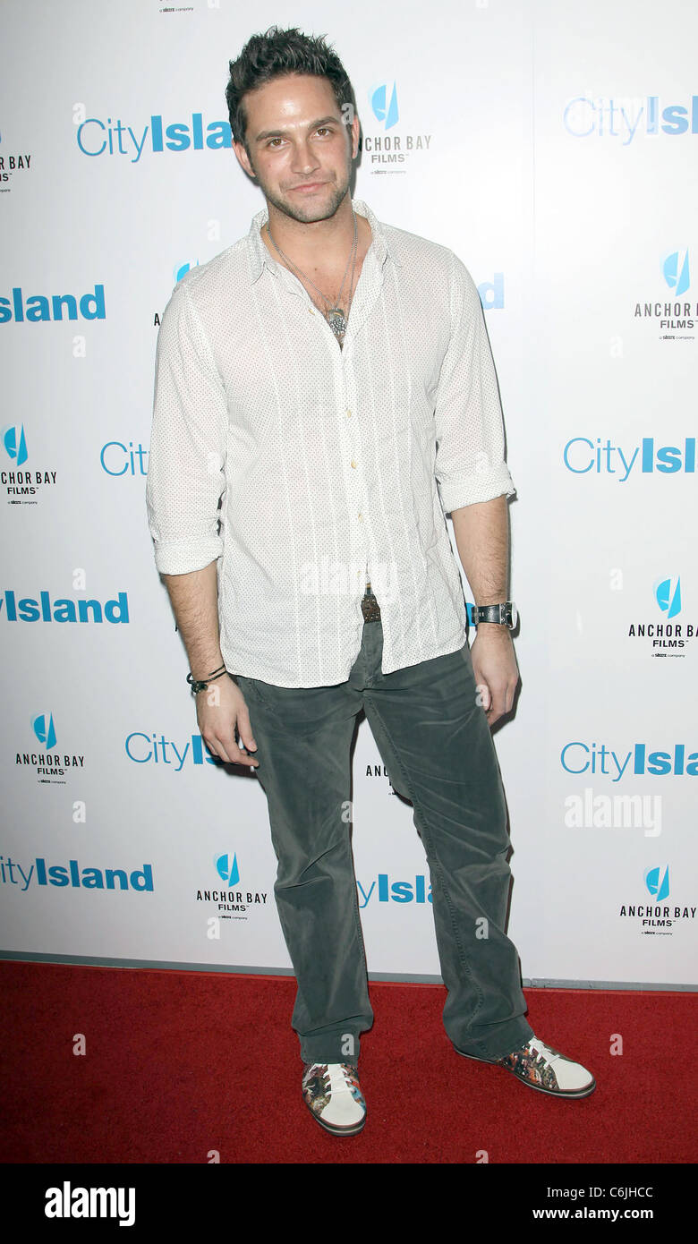 Brandon Barash attends the LA movie premiere of 'City Island', held at ...