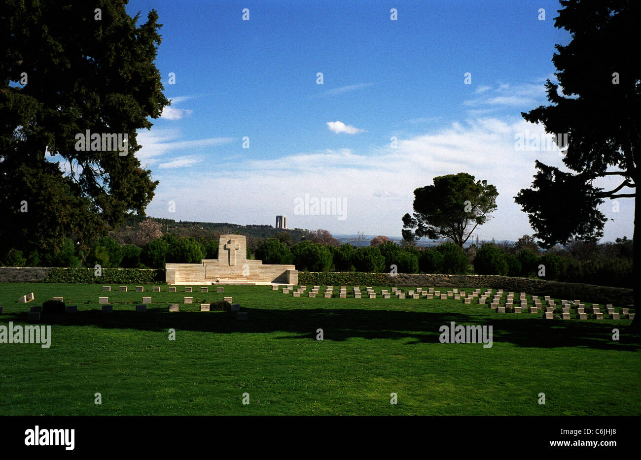 Skew Bridge cemetery, Gallipoli Battlefield Turkey from 1915 campaign ...