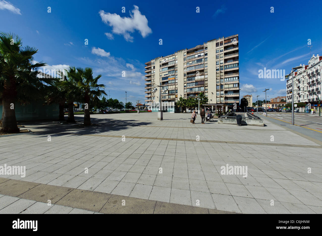 Street scene in Santander, Spain Stock Photo - Alamy