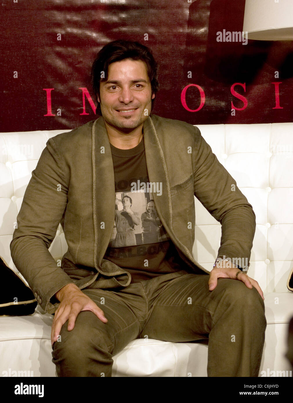 Singer Chayanne held a press conference for his new album 'No Hay ...