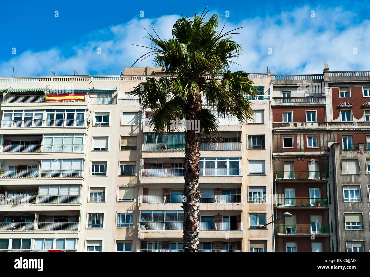 Street scene in Santander, Spain Stock Photo - Alamy