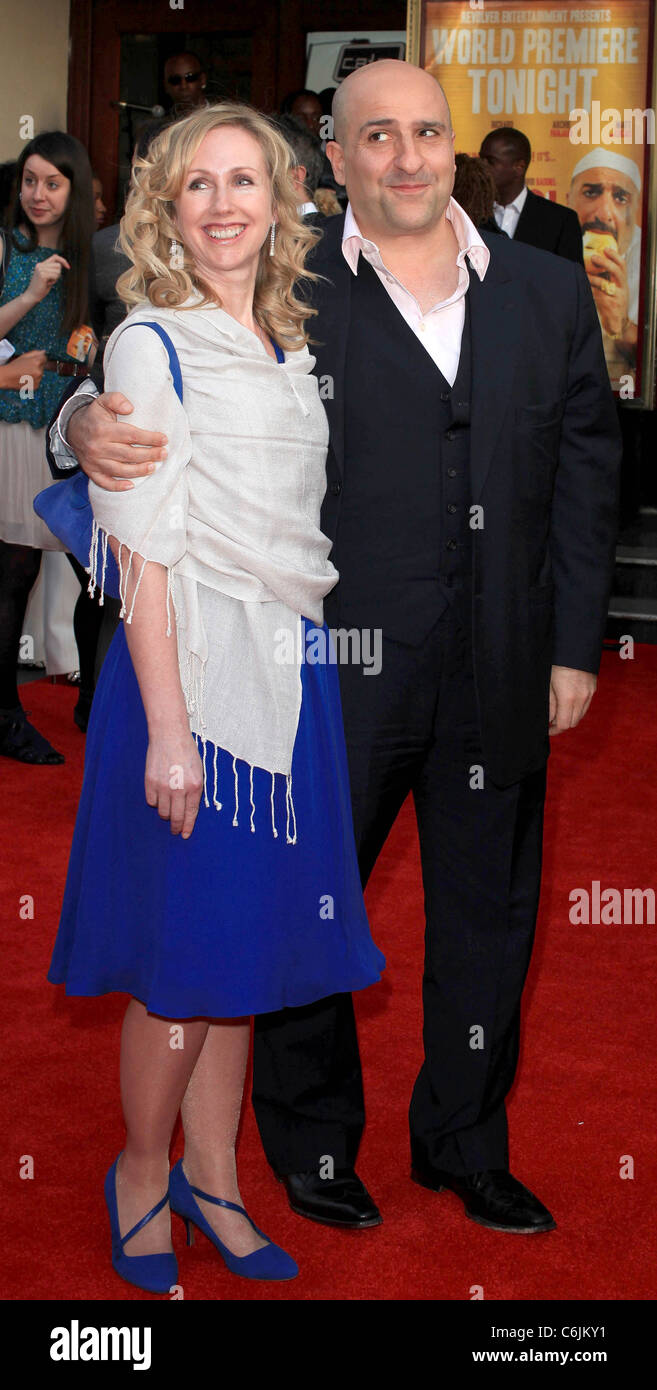 Omid Djalili and his wife Annabel Knight World premiere gala screening ...