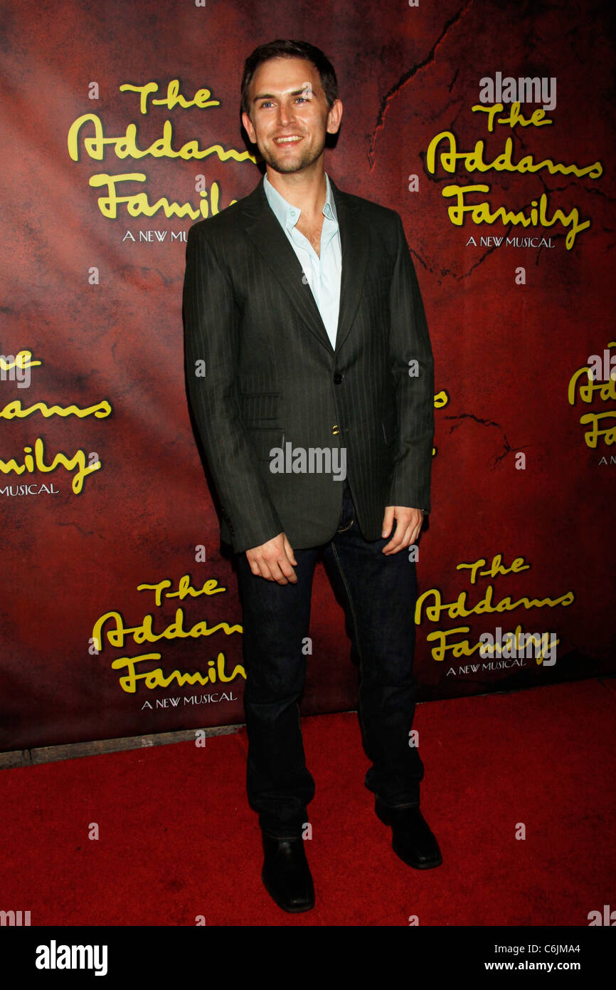 Daniel Reichard The opening night of the Broadway musical 'The Addams ...