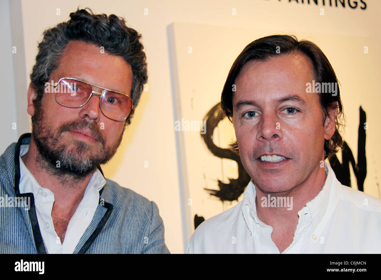 Bill Powers and Andy Spade Kim Gordon's 'The Noise Paintings' opens at ...