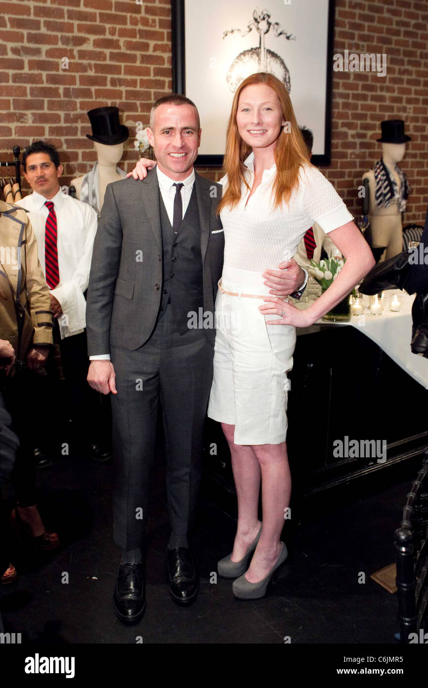 Thom Browne and Maggie Rizer Brooks Brothers private dinner celebrating ...