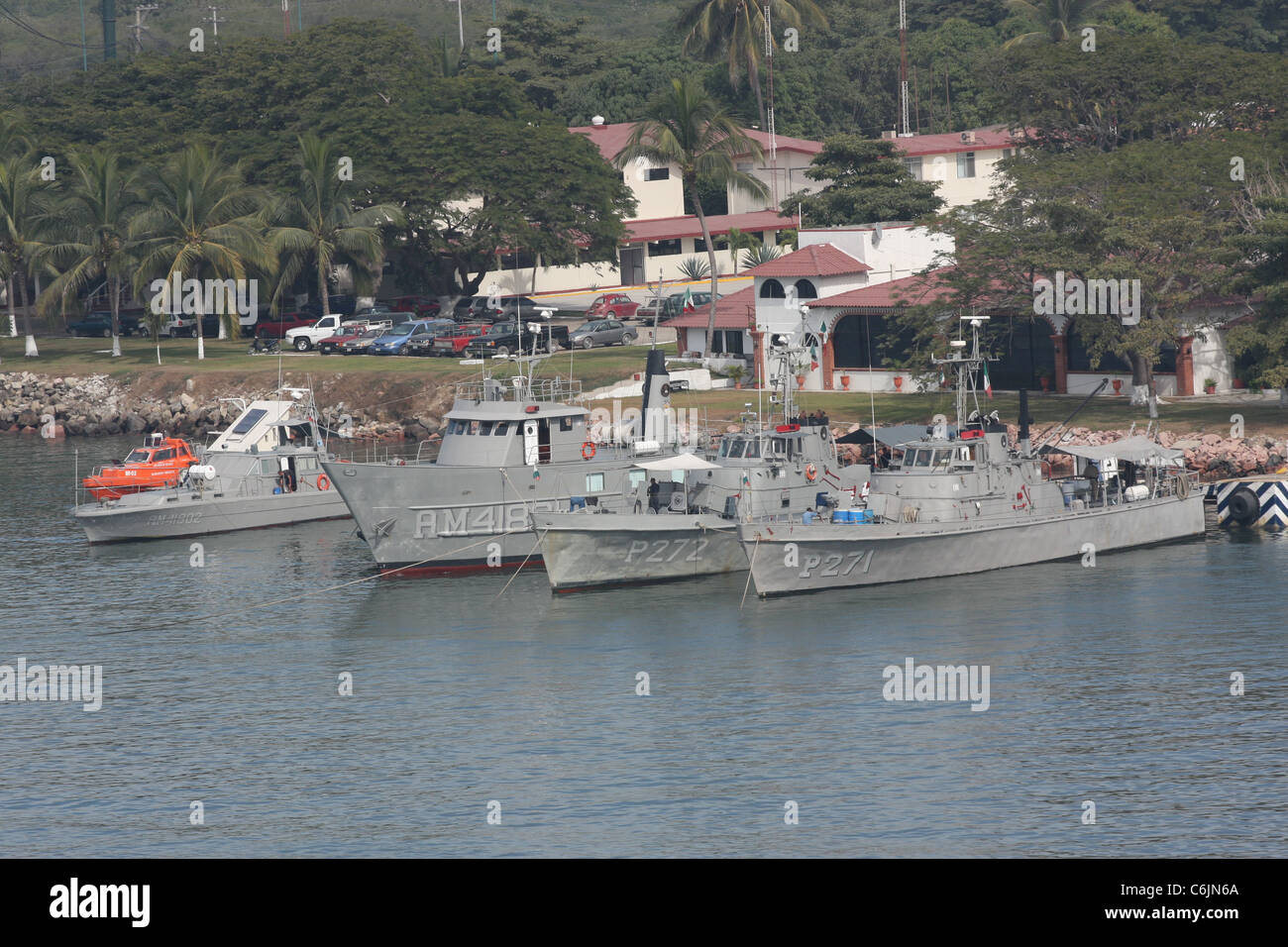 Mexican Navy vessels at Puerto Vallarta, Mexico Stock Photo - Alamy