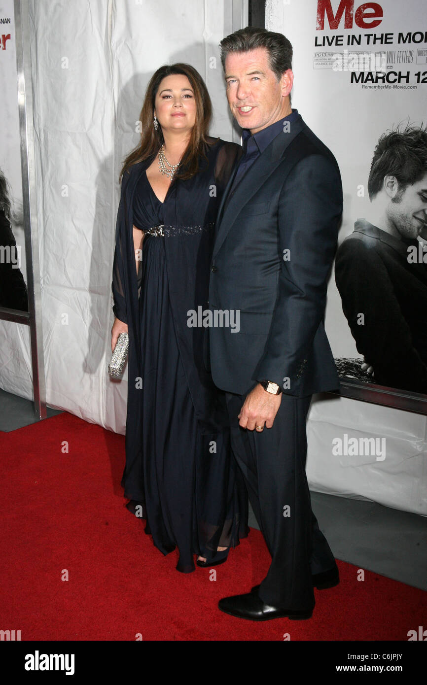 Keely Shaye Smith and Pierce Brosnan New York premiere of 'Remember Me ...
