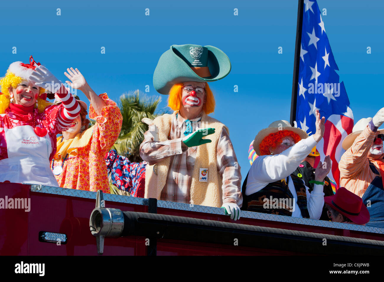 Parade Clowns High Resolution Stock Photography and Images - Alamy