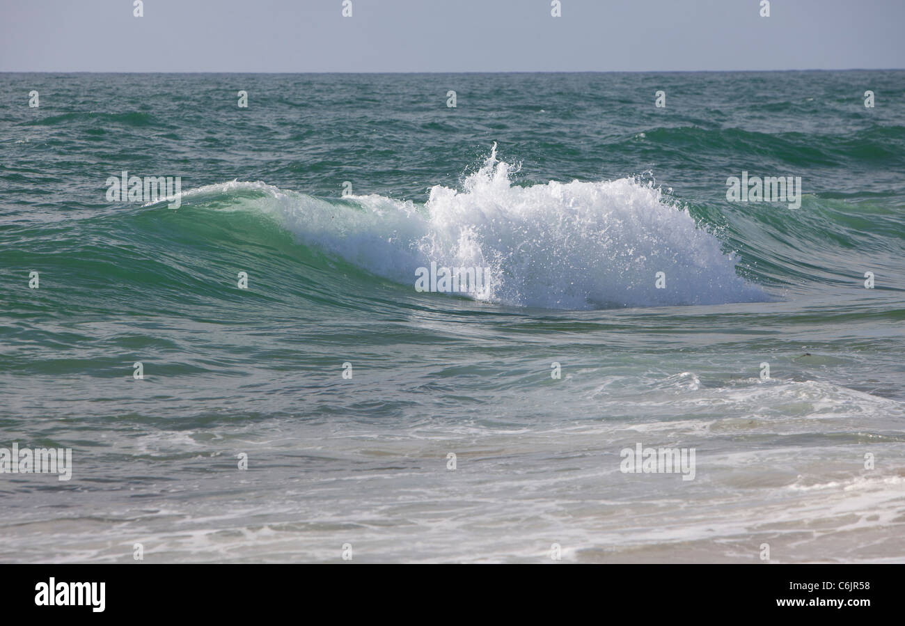 sea waves created by the wind Stock Photo - Alamy
