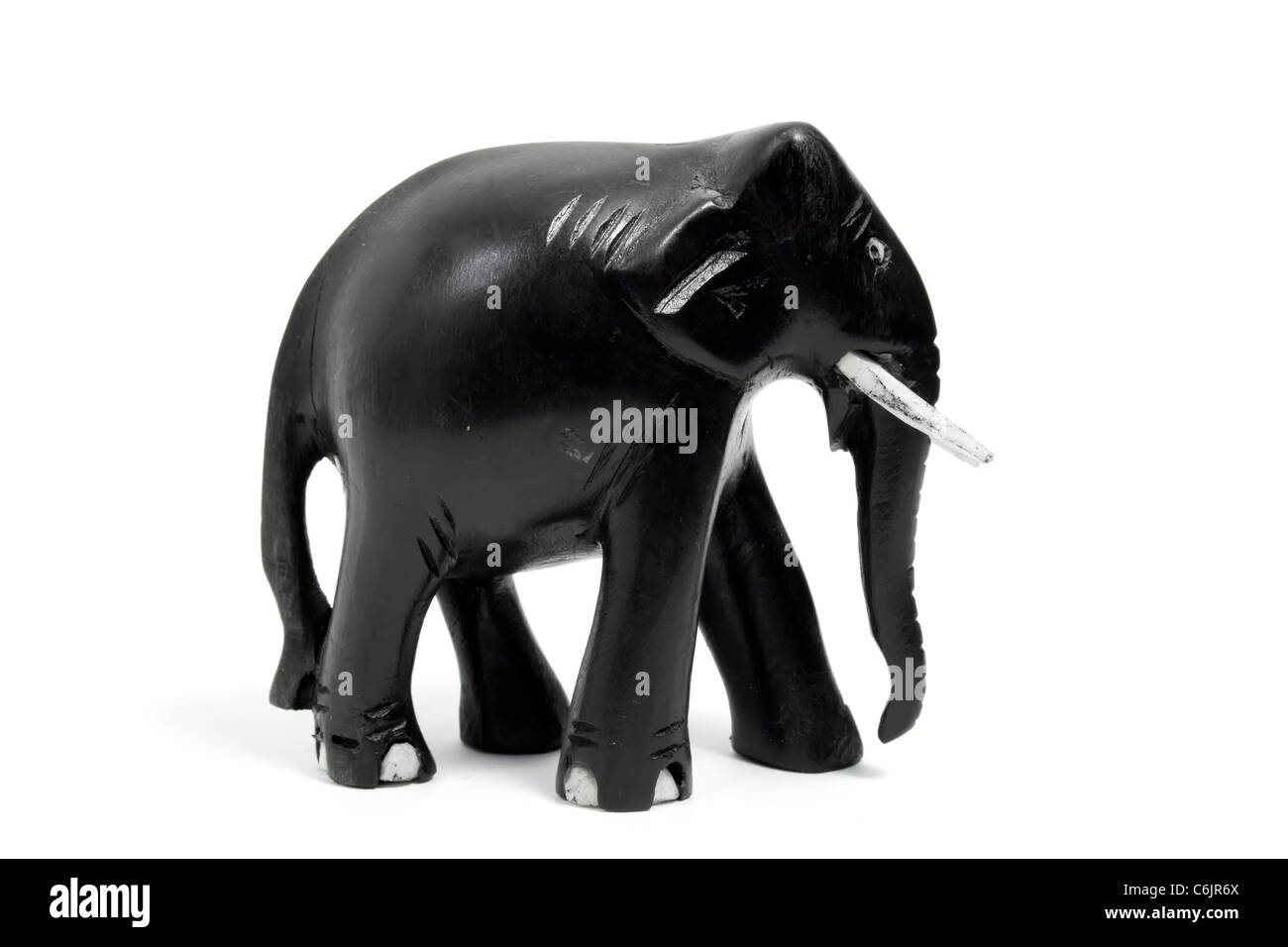 Safari elephant silhouette Cut Out Stock Images & Pictures - Alamy