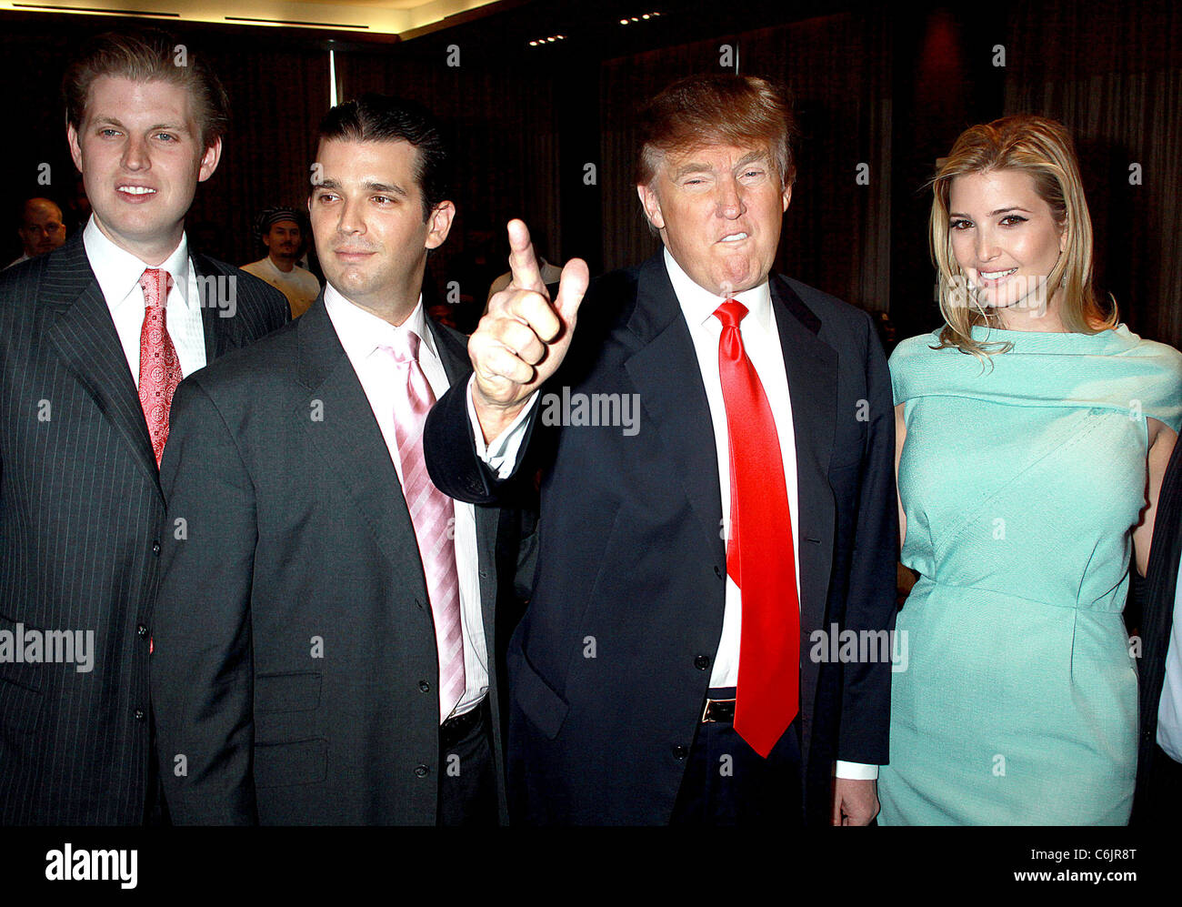Eric Trump, Donald Trump, Jr., Donald Trump and Ivanka Trump Ribbon ...