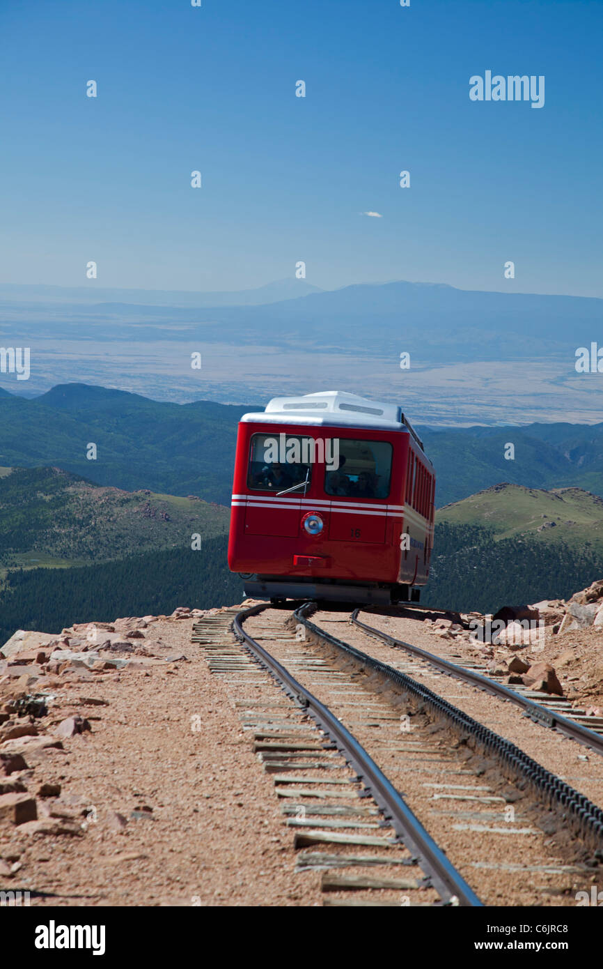 Pikes Peak Cog Railway Stock Photo - Alamy