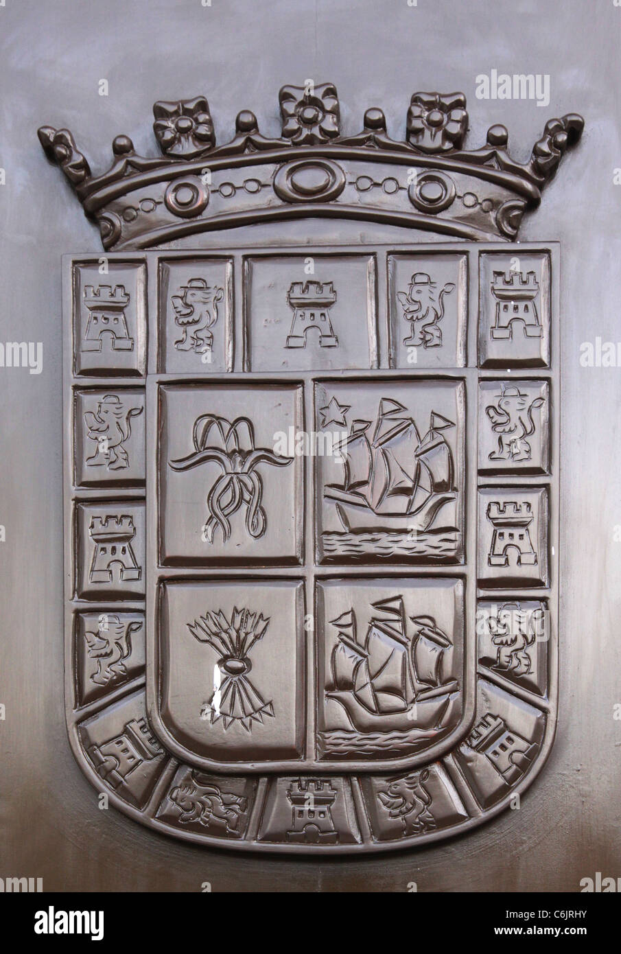 Coat of Arms of the City of Panama Stock Photo - Alamy