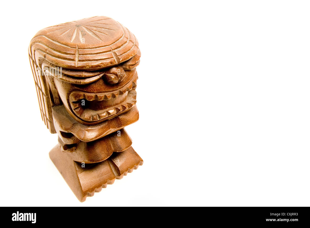 Hawaii tiki wood carving hi-res stock photography and images - Alamy