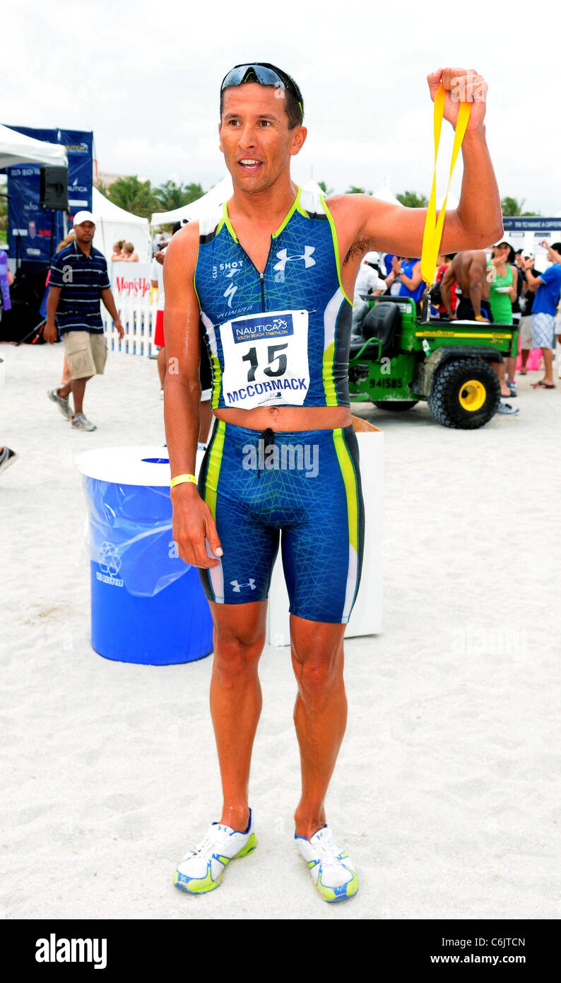 Australian triathlete Chris McCormack 2010 Nautica South Beach ...