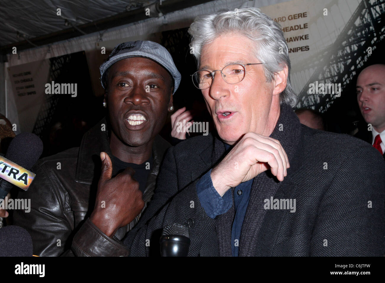 Don Cheadle and Richard Gere New York premiere of 'Brooklyn's Finest ...