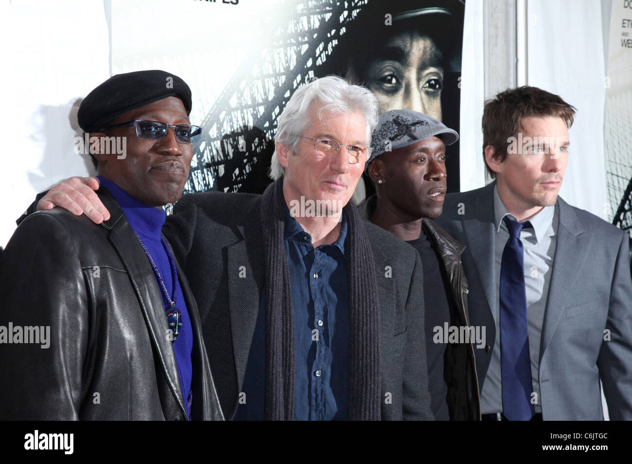 Wesley Snipes, Richard Gere, Don Cheadle and Ethan Hawke New York ...