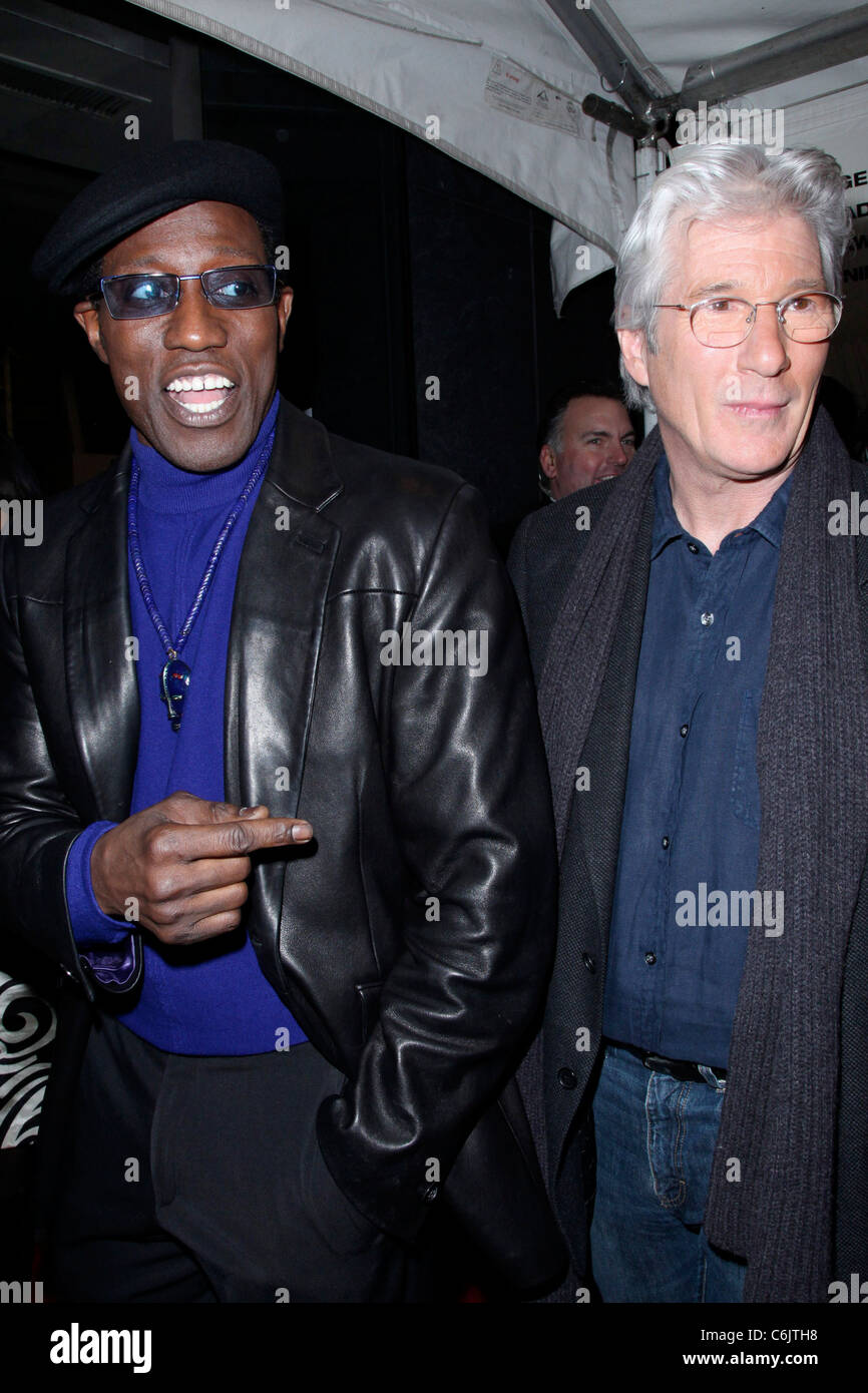 Wesley Snipes and Richard Gere New York premiere of 'Brooklyn's Finest ...