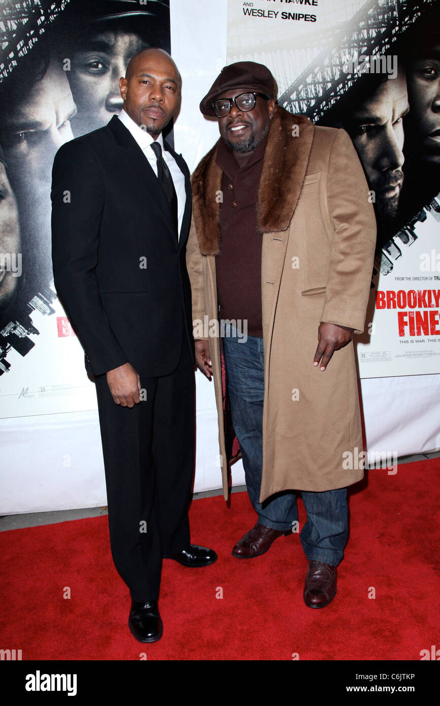 Antoine Fuqua and Cedric the Entertainer New York premiere of 'Brooklyn ...
