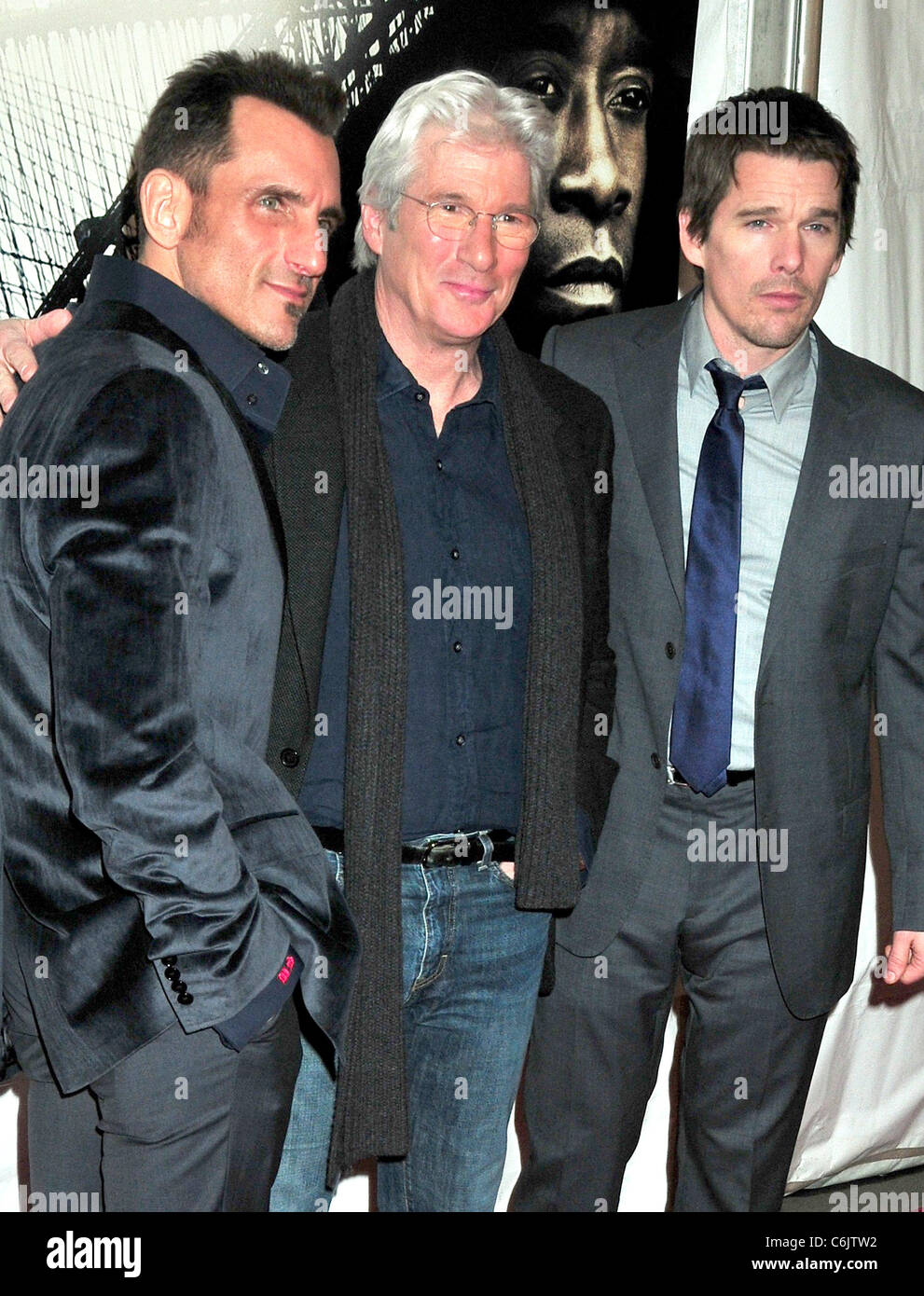 Wass Stevens, Richard Gere and Ethan Hawke New York premiere of ...