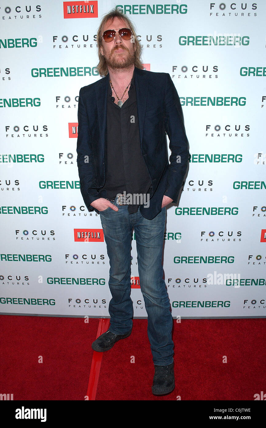 Rhys Ifans Los Angeles Premiere of 'Greenberg' at the Arclight ...