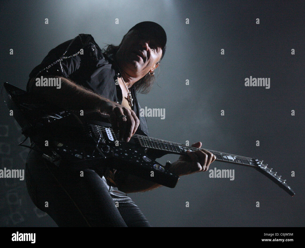 Matthias Jabs German heavy metal hard rock band Scorpions performing ...