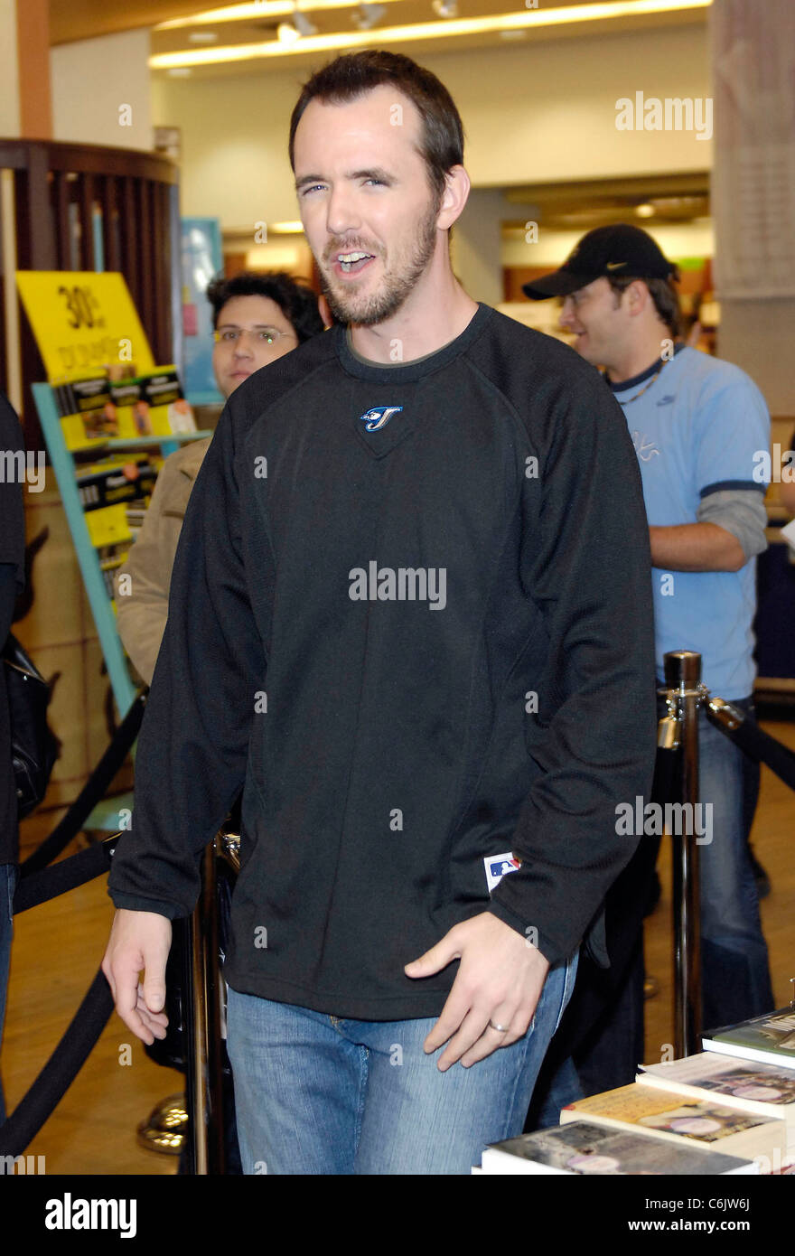 MLB Pitcher Dirk Von Hayhurst of the Toronto Bluejays, promoting his ...