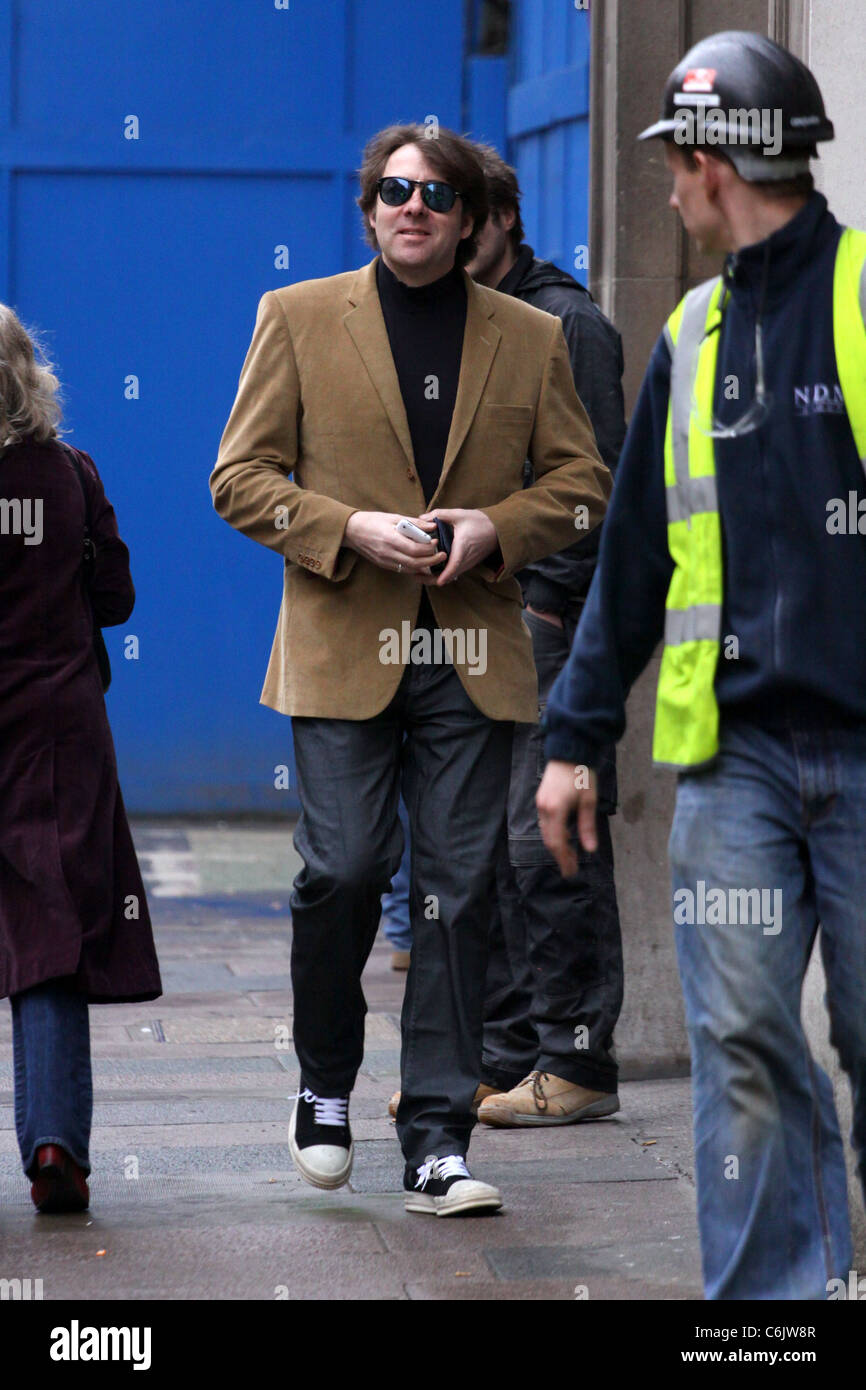 Jonathan Ross arrives at Radio 2 studios London, England - 19.03.10 ...