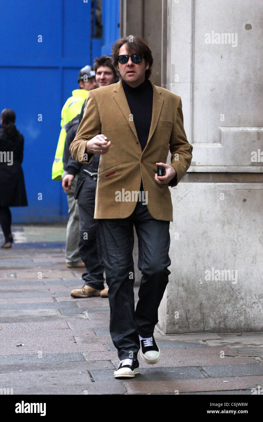 Jonathan Ross arrives at Radio 2 studios London, England - 19.03.10 ...