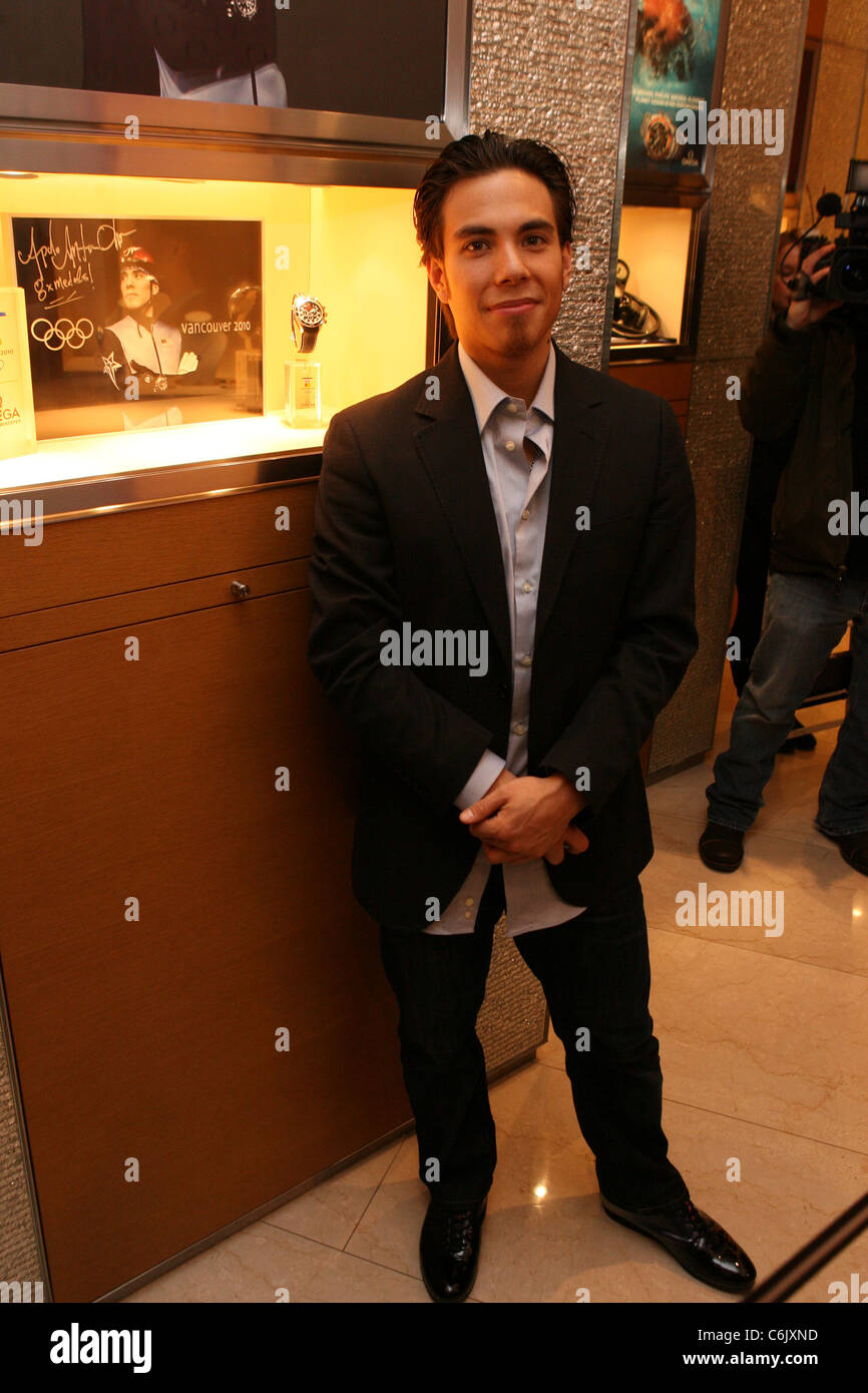 Apolo Anton Ohno OMEGA Ambassador Apolo Anton Ohno visits the OMEGA ...