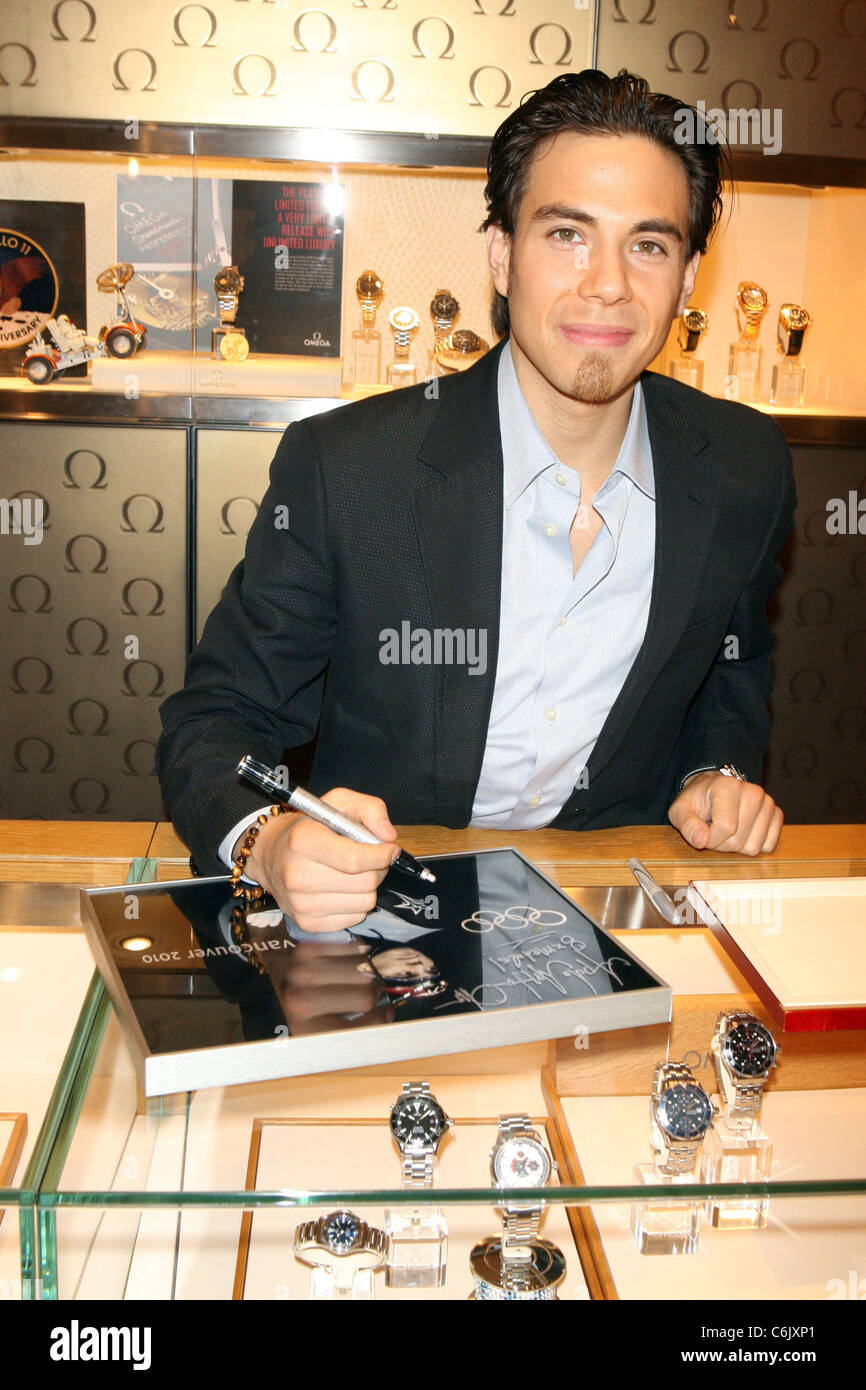 Apolo Anton Ohno OMEGA Ambassador Apolo Anton Ohno visits the OMEGA ...