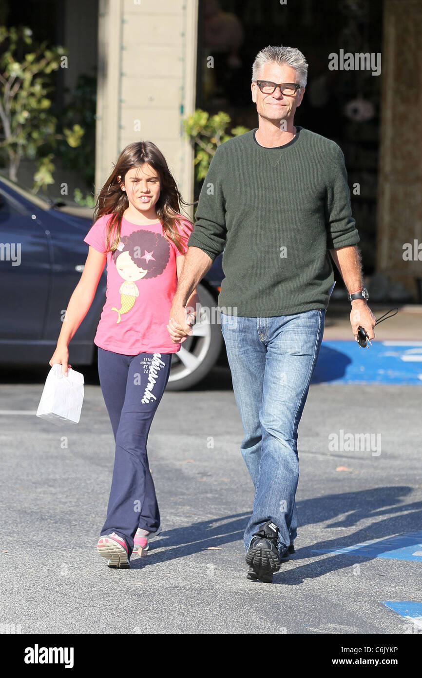 Delilah Belle Hamlin and Harry Hamlin Harry Hamlin shopping with his ...