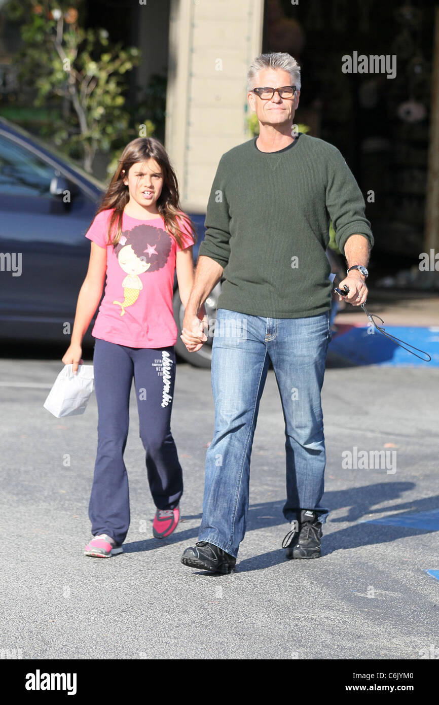 Harry hamlin daughter hi-res stock photography and images - Alamy