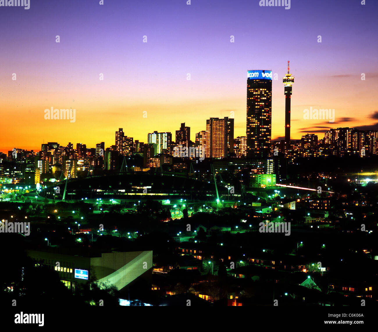 Johannesburg night hillbrow hi-res stock photography and images - Alamy