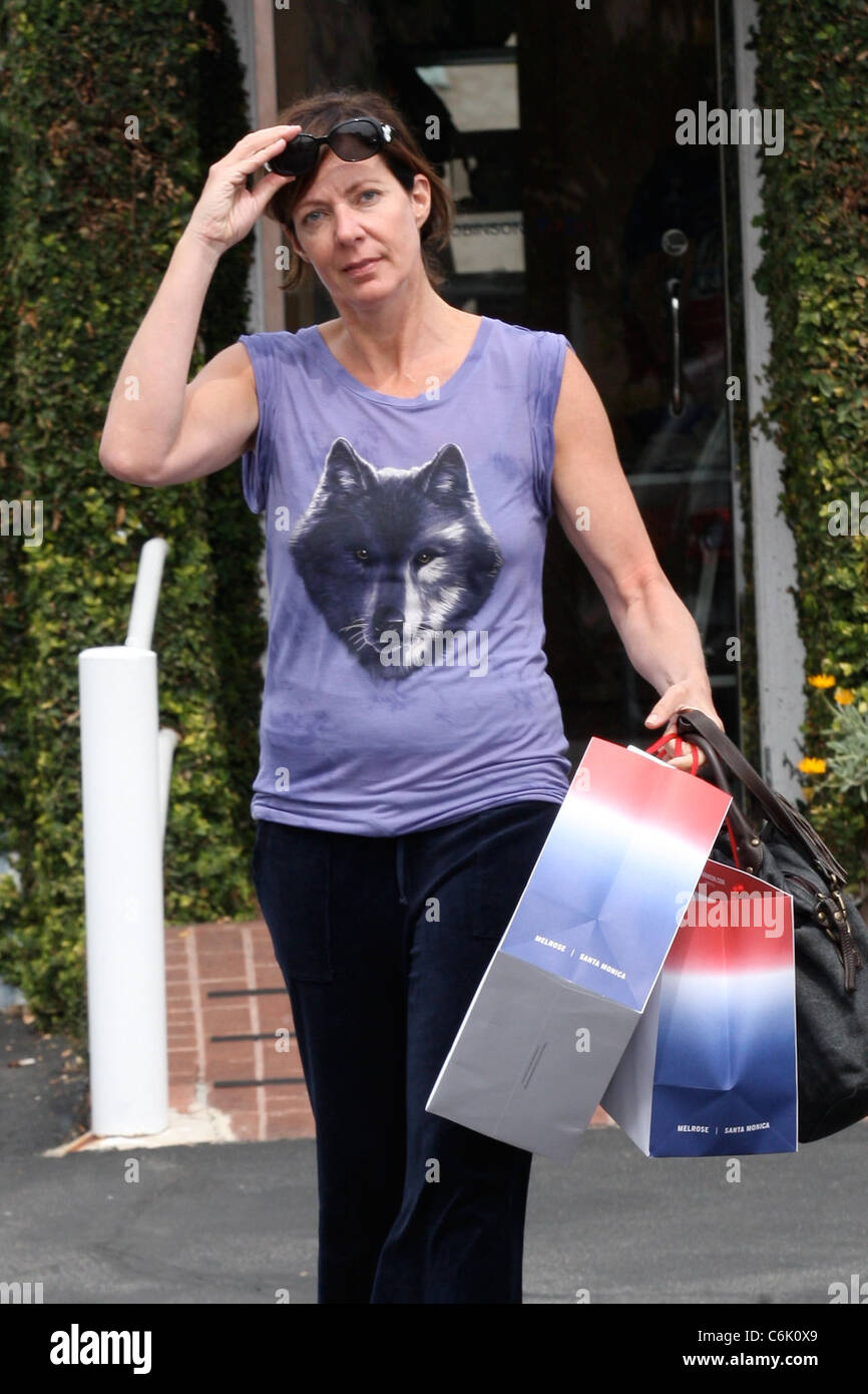 Allison Janney leaving Fred Segal in West Hollywood after shopping Los ...