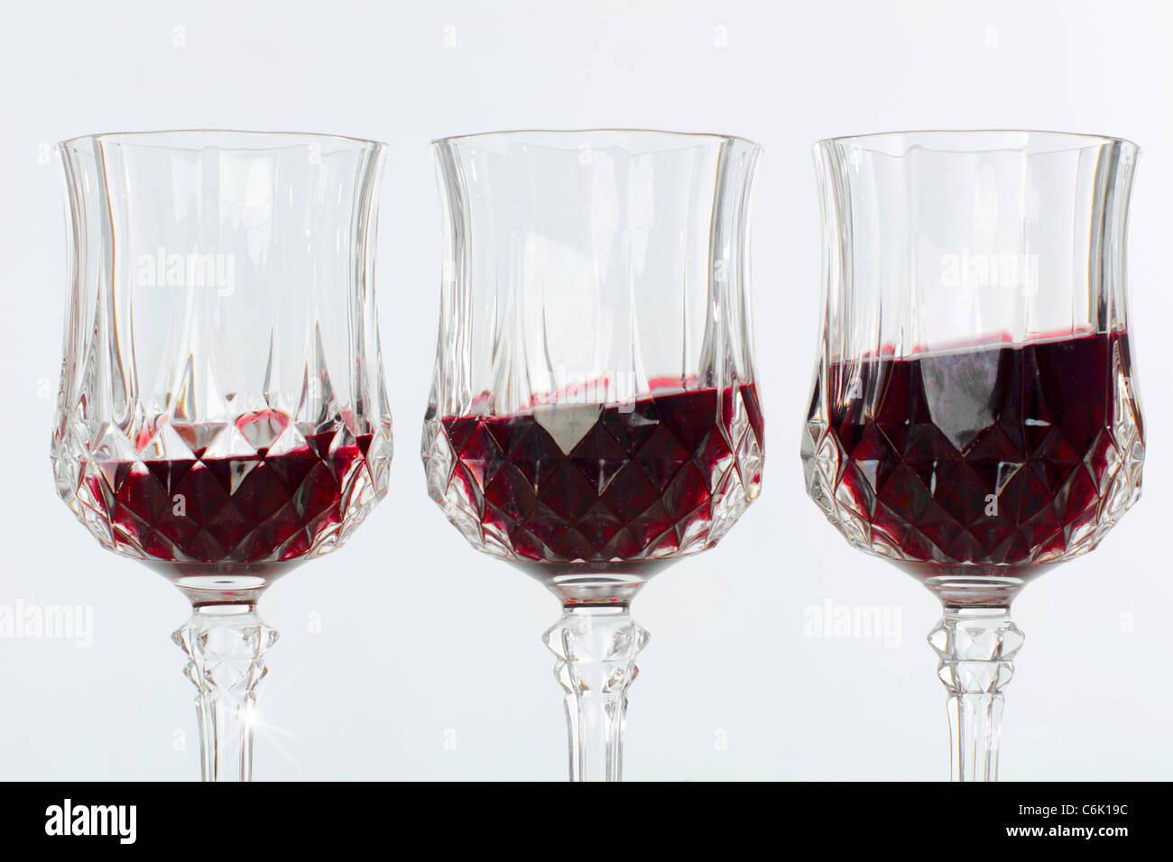 3 wine glasses hi-res stock photography and images - Alamy