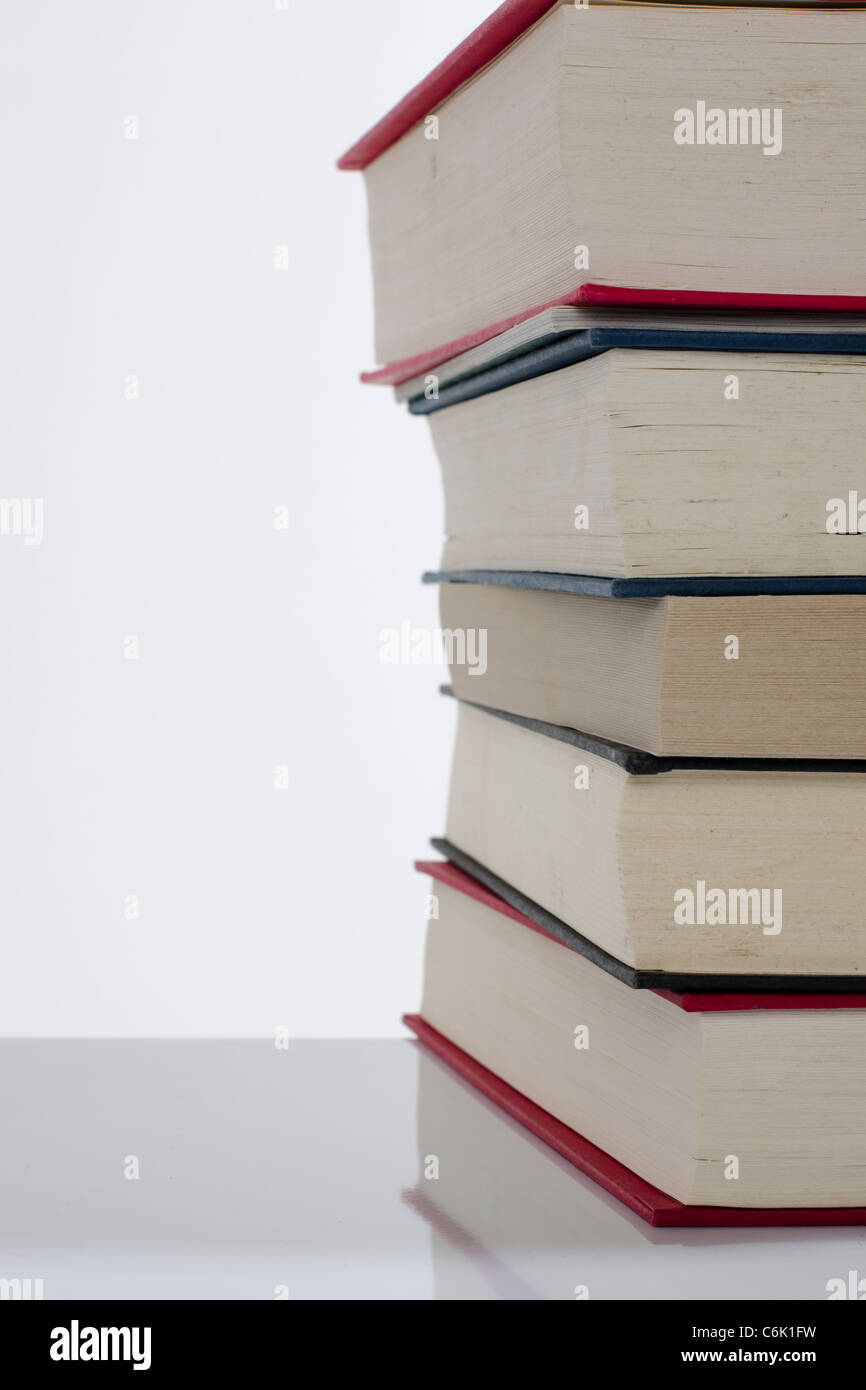 Stack of books Stock Photo - Alamy