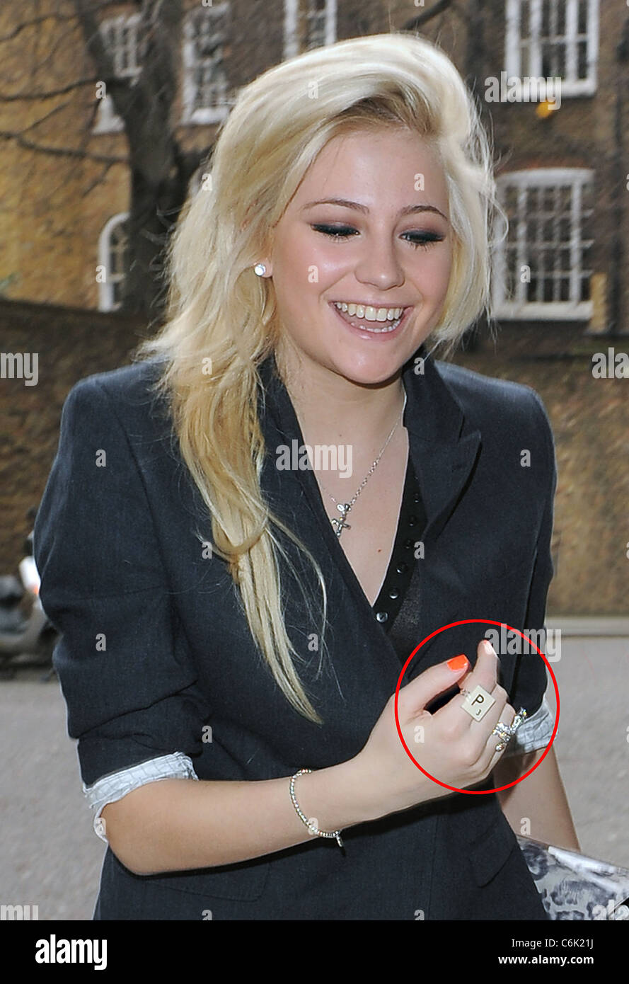 Pixie Lott out and about in Kensington. Pixie was wearing a unusual ...