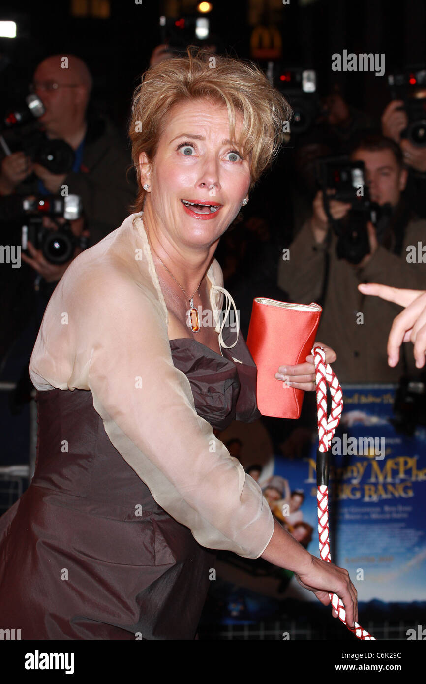 Emma Thompson 'Nanny McPhee And The Big Bang' UK film premiere held at ...