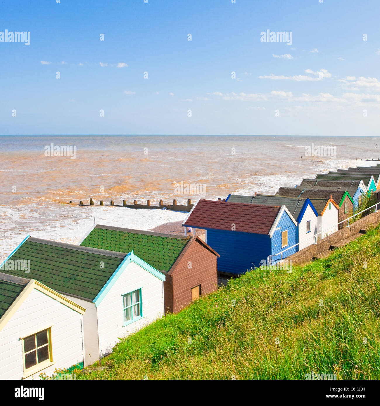 Southwold beach huts hi-res stock photography and images - Alamy