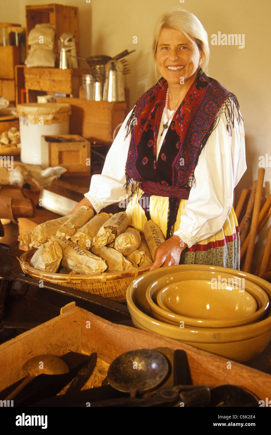 Docent at Customs House, Monterey State Historic Park, Monterey ...