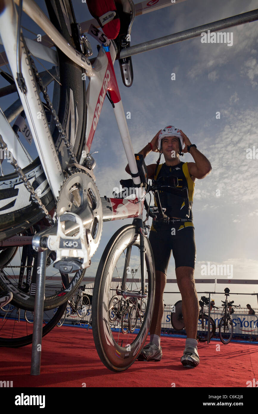 The Vichy long distance Triathlon race (Allier - France). Triathlon ...