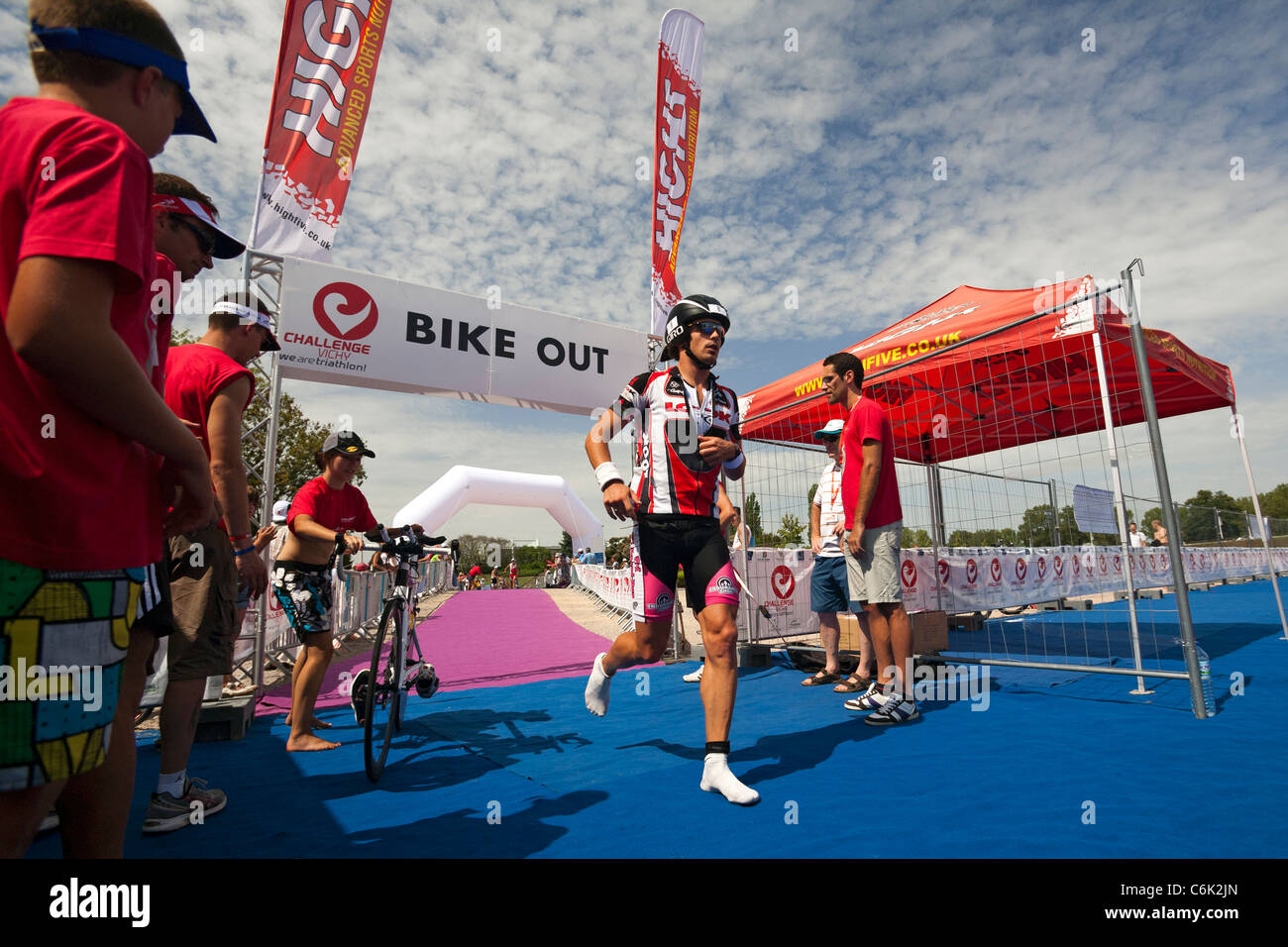 The Vichy long distance Triathlon race (Allier - France). Triathlon ...